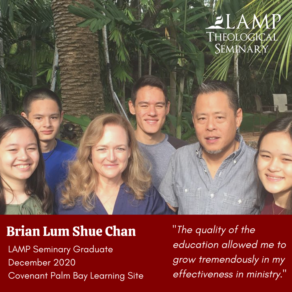 Congratulations to LAMP Graduate Brian Lum Shue Chan - MNA Resources